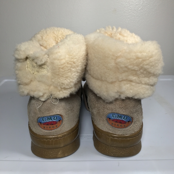 EMU Ridge | Shoes | Emu Ridge Womens Boots Sheepskin Laceup Size 9m ...